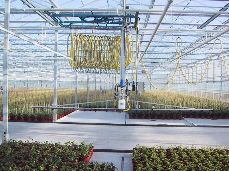 Greenhouse logistics systems | KG Greenhouses